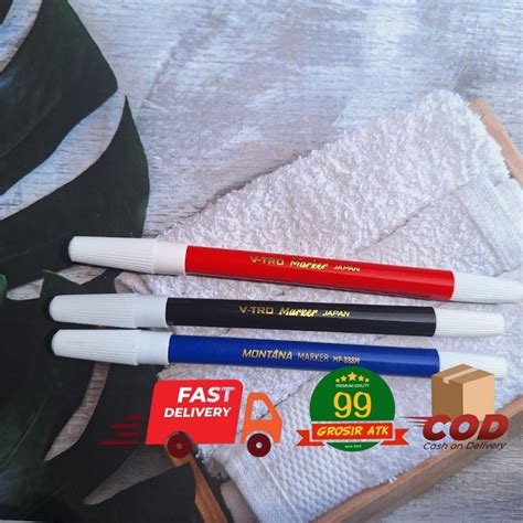 Jual Ptm Spidol Satu Warnaspidol Kecilsepidol Markerspidol Hitam