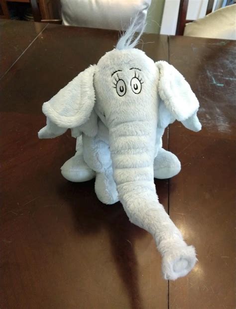 Dr Seuss Horton Hears A Who” Plush Bluegray Elephant 12” By 9” Kohls