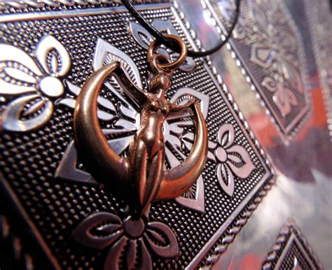 Copper Astra Goddess Pendant