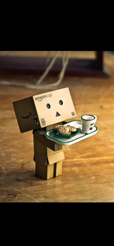 Cute Amazon Box Robot Wallpaper