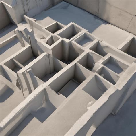 Premium Photo A Model Of A Building Made Of Bricks With A Building In