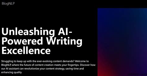 blognlp an ai blog writing tool setmyai
