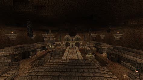 Dwarven Keep Built In Survival Minecraft Map