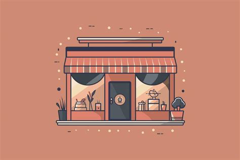 Cofe Shop Vector Art With Circular Vintage Logo Isolated Restaurant