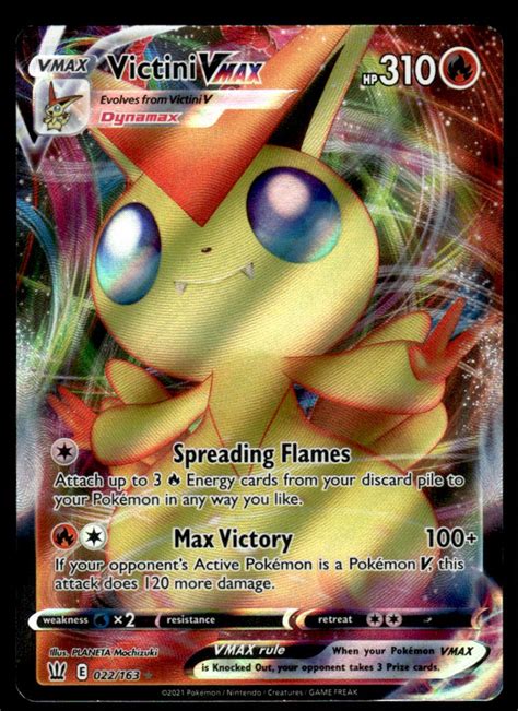 Victini Vmax 022163 Battle Styles Sword And Shield Poke Mzt