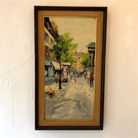 Pierre Montell Signed Oil Painting