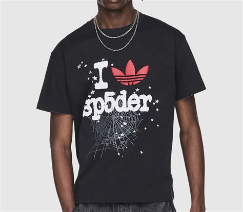 Adidas Sp5der Tee Black Mens Clothing