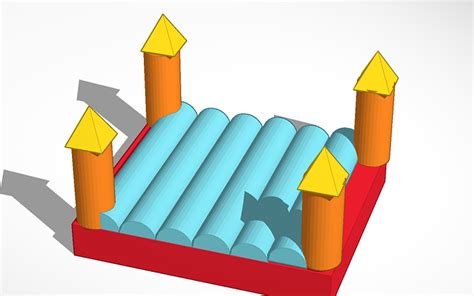 3d Design Bouncy House Tinkercad