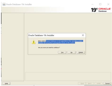 Oracle C Installation Fails To Perform Prerequisite Checks Oracle Forums