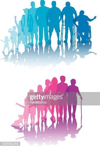Aging Process Men And Women Royalty Free Vector Stock Freeimages