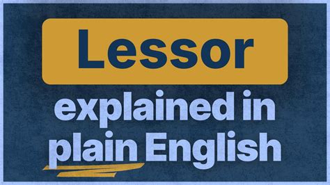 Lessor Vs Landlord Understanding Property Ownership Roles