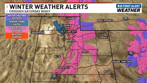 Kutv Winter Storm Warnings Continue For Our Central And Northern