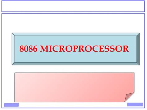 Stack Memory Organization Of 8086 Microprocessor Pptx