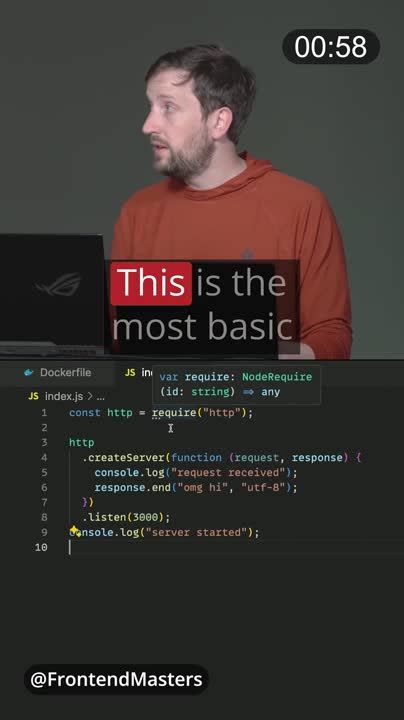 Frontend Masters On Linkedin Webdev Programming Coding Learntocode Nodejs Docker