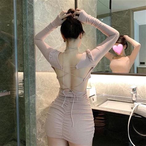 Đầm Ôm Body Tay Dài Đan Dây Lưng Sang Trọng Đẹp Sexy Thời Trang Công Sở