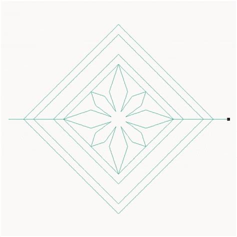 EQS Eloquent Snowflake Square Dance E2e P2p Epic Quilt Studio