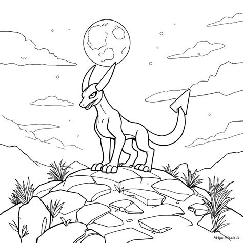 Coloriage Pokémon Houndoom Coloriage Pokémon Houndoom