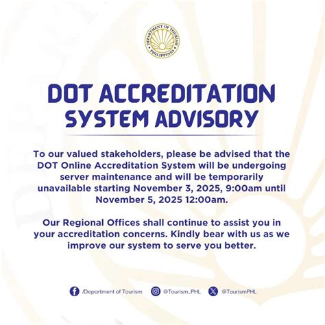 How To Apply For Dot Dot Region 9 Accreditation Facebook