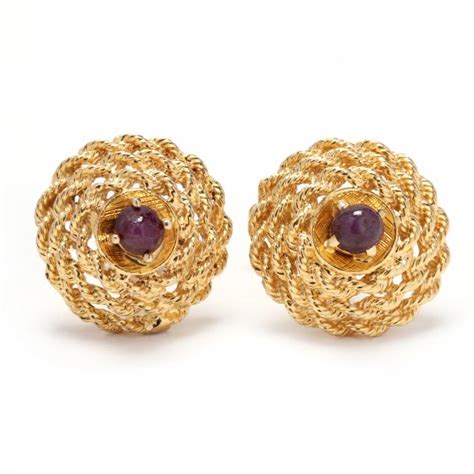 Gold And Star Ruby Cufflinks Lot 2144 Luxury Accessories And Jewelry Auctionsep 15 2023 9 00am