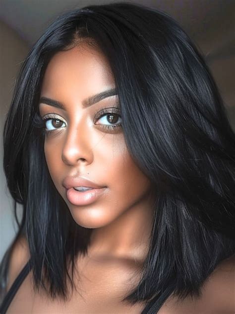 Wild African Lace Wigs Without Bangs 14 Wavy Wigs