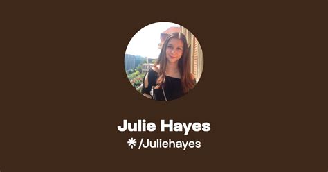 Julie Hayes Official Tiktok Instagram Facebook Linktree