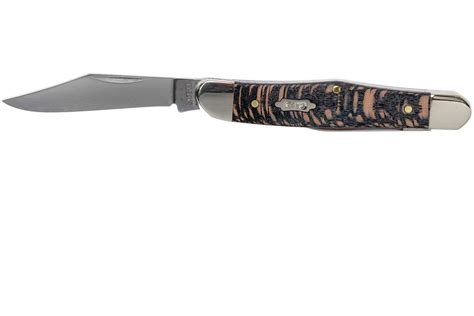 Case Half Whittler Black Sycamore Wood 25571 7208 Rostfrei