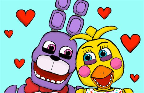 Bonnie X Toy Chica By Rubyrose10 On Deviantart