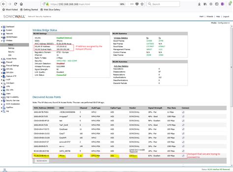 Wireless Client Bridge Configuration Inbuilt Wireless