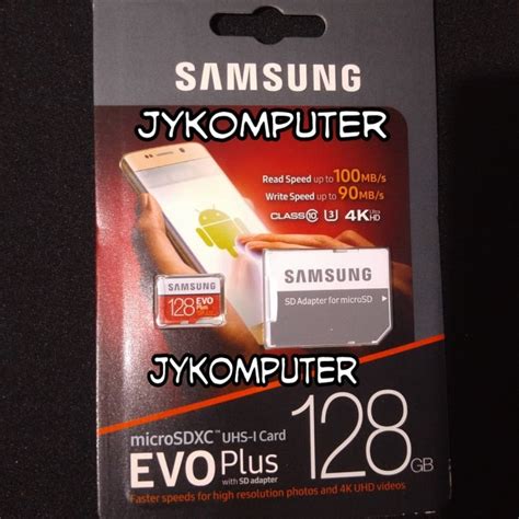 Jual Samsung Micro Sd Gb Evo Plus Microsdxc Gb With Sd Adapter Resmi Kota Malang