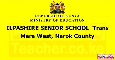 Ilpashire Senior School Narok Ke