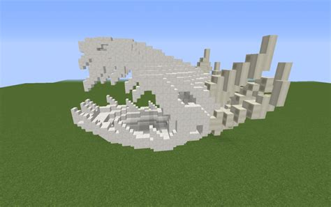 Minecraft Dragon Skull Schematic