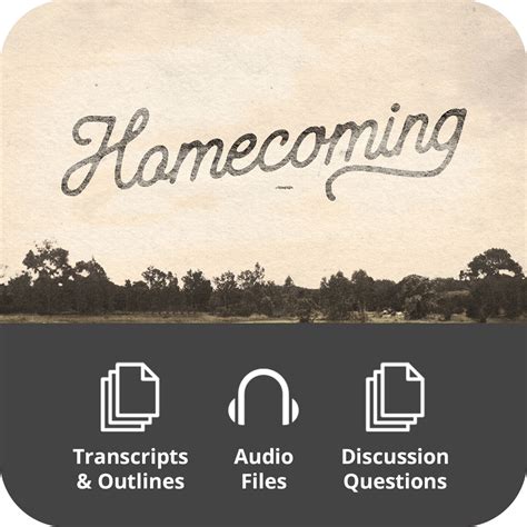 Homecoming Basic Sermon Kit I 3 Part Irresistible Church Network Store
