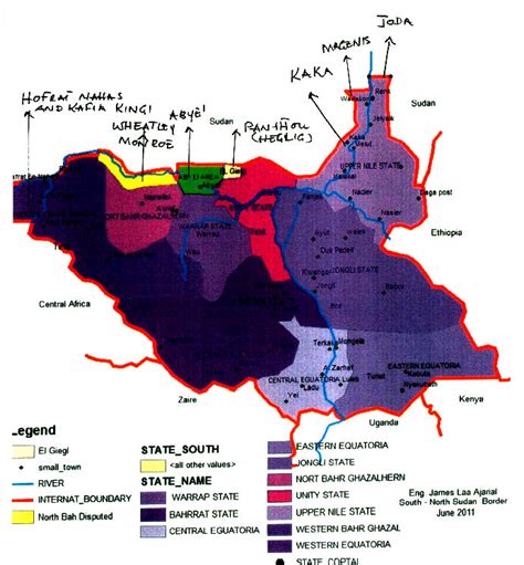 South Sudan Maps