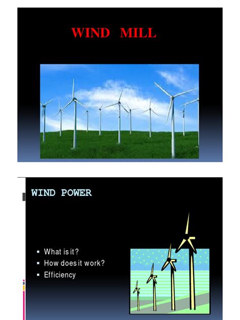 Wind Mill Ane Wind Energy Pdf Wind Turbine Turbine