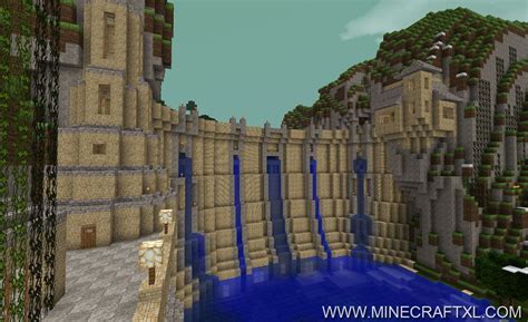Minecraft River Dam Map Staudamm For Minecraft 1 6 2