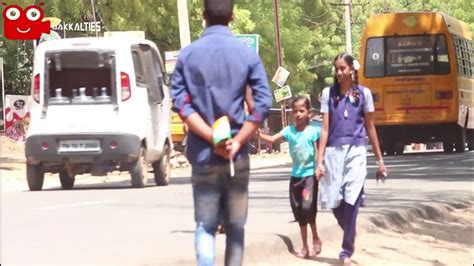 Nellai School Girls Prank Salute Prank Dakkalties Nellai Salute