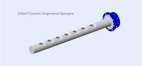 Spargers Edlon Solid Ptfe Dip Tubes And Spargers Gmm Pfaudler