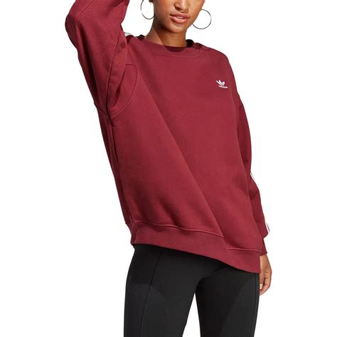 Adidas Originals Adicolor Classics Oversized Sweatshirt Red Dressinn