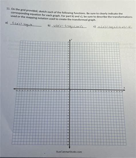 Solved On The Grid Provided Sketch Each Of The Following Chegg