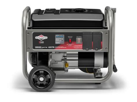 Briggs & Stratton 3500/4375 Watt Portable Gas Generator powered by OHV Engine with CO Guard ...