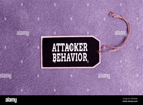 Writing Displaying Text Attacker Behavior Concept Meaning Analyze And Predict The Attacker