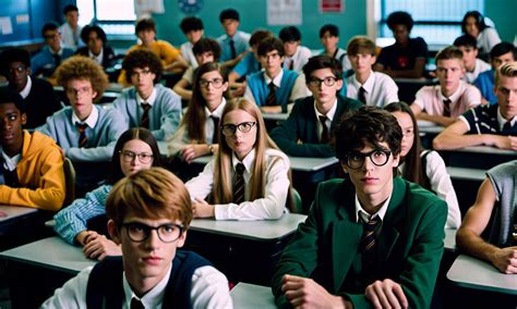 A High School Classroom Filled With Teenage Nerds By Anonymous51 On Deviantart