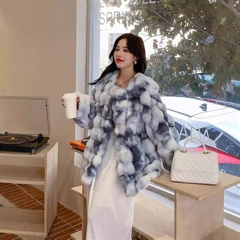Mantel Bulu Campuran Tie Dye Baru Dengan Motif Bubble Longgar Berbulu Dan Tebal Untuk Wanita