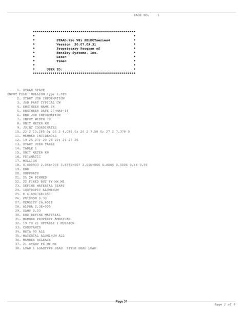 Structural Calculation Curtain Wall Sample Design Pdf