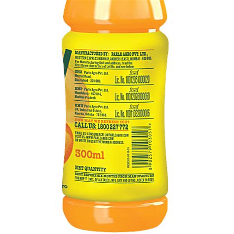 Buy Frooti Drink Fresh N Juicy Mango 300 Ml Bottle Online At The Best