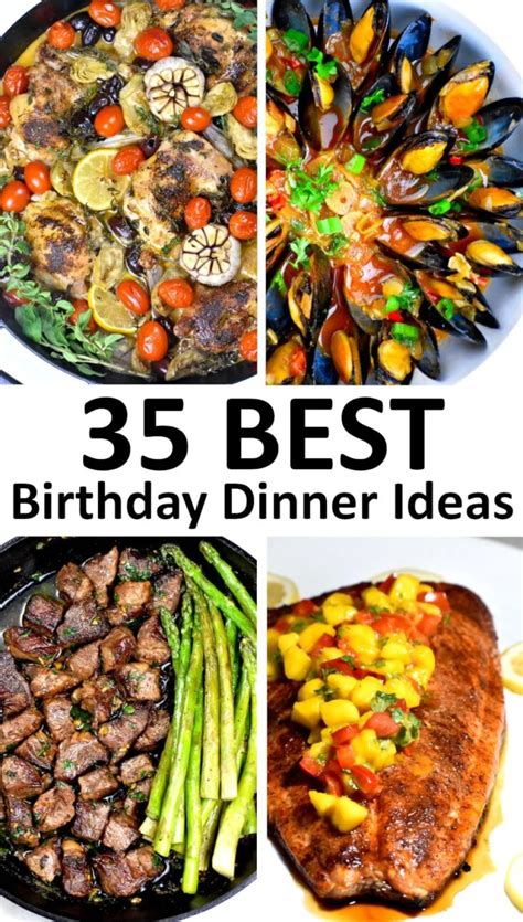 The 35 Best Birthday Dinner Ideas Gypsyplate