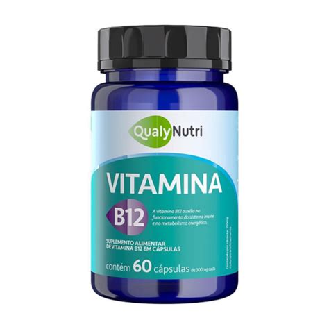 Vitamina B12 C 60 Cápsulas Qualy Nutri Em Promoção Na Americanas