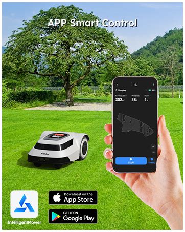 Amazon.com: ANTHBOT Robot Lawn Mower with Boundary Wire - for 1/4 Acre 300% Higher Efficiency of ...