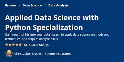 University Of Michigan Course Applied Data Science With Python Specialization 3c