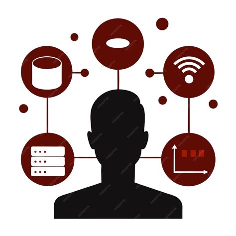 Technology Concept Flat Vector Style Illustration Featuring Data Design